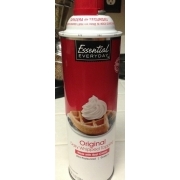 Essential Everyday Original Dairy Whipped Topping: Calories, Nutrition ...
