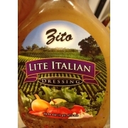Zito Lite Italian Dressing: Calories, Nutrition Analysis & More | Fooducate