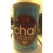 David Rio Elephant Vanilla Chai, A Rich And Creamy Mixture Of Black Tea ...
