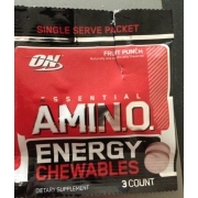 Optimum Nutrition Chewables, Amino Energy: Calories, Nutrition Analysis ...