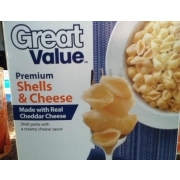 Great Value Shells & Cheese Pasta: Calories, Nutrition Analysis & More ...