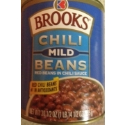 Brooks Mild Chili Beans in Chili Sauce: Calories, Nutrition Analysis ...