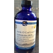 Nordic Naturals Cod Liver Oil, Made From 100% Wild Arctic Cod: Calories ...