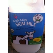 Organic Pastures Skim Milk: Calories, Nutrition Analysis & More | Fooducate