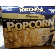 Wegmans Popcorn, Microwave, Butter Flavor: Calories, Nutrition Analysis ...
