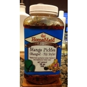 HomeMaid Mango Pickles, Mangrel-Fiji Style: Calories, Nutrition ...