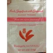 Bissinger's Gummy Pandas: Calories, Nutrition Analysis & More | Fooducate