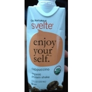 Svelte Enjoy Your Self Cappuccino Organic Protein Shake: Calories ...