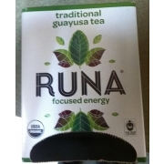 Runa Traditional Guayusa Tea: Calories, Nutrition Analysis & More ...