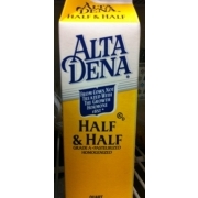 Alta Dena Half & Half Milk: Calories, Nutrition Analysis & More | Fooducate