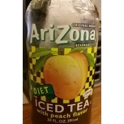 Arizona Diet Peach Flavor Iced Tea: Calories, Nutrition Analysis & More ...