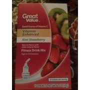 Great Value Fitness Drink Mix, Kiwi Strawberry: Calories, Nutrition ...