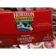 Horizon Butter, Unsalted: Calories, Nutrition Analysis & More | Fooducate