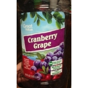 Great Value Cranberry Grape Juice: Calories, Nutrition Analysis & More ...