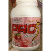 Nu-Tek Pro5 Protein Complex, Strawberry: Calories, Nutrition Analysis ...