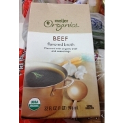 Meijer Beef Flavored Broth: Calories, Nutrition Analysis & More | Fooducate