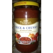 Meijer Naturals Salsa, Thick & Chunky, Medium: Calories, Nutrition ...