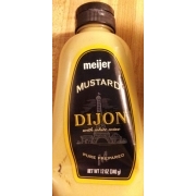 Meijer Dijon Mustard: Calories, Nutrition Analysis & More | Fooducate