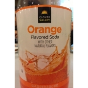 Clover Valley Orange Flavored Soda With Other Natural Flavors: Calories ...