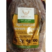 Angelic Bakehouse Sprouted Seven Grain Bread: Calories, Nutrition ...