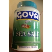 Goya Sea Salt: Calories, Nutrition Analysis & More | Fooducate