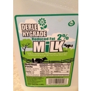 Derle Hygrade Reduced Fat Milk, 2%: Calories, Nutrition Analysis & More ...