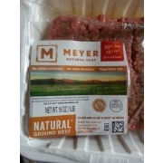 Meyer Natural Ground Beef: Calories, Nutrition Analysis & More | Fooducate