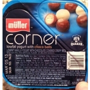 Muller Greek Yogurt, Low-fat, with Choco Balls: Calories, Nutrition ...