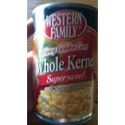 Western Family Whole Kernel, Fancy Golden Corn, Super Sweet: Calories ...