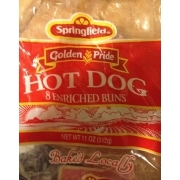 Springfield Buns, Hot Dog 8 Ct: Calories, Nutrition Analysis & More ...