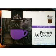 Safeway Select Cappuccino Fresn Vanilla Coffee: Calories, Nutrition ...