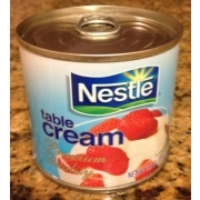 Nestle Table Cream: Calories, Nutrition Analysis & More | Fooducate