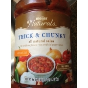 Meijer Salsa, Thick & Chunky, Medium: Calories, Nutrition Analysis ...