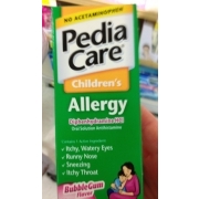 Pedia Care Oral Solution Antihistamine For Children's Allergy, Bubble ...
