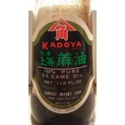 Kadoya Brand Oil 100% Pure, Sesame: Calories, Nutrition Analysis & More ...