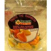 Prime Time Sweet Mini Peppers Mini Poivrons Doux: Calories, Nutrition ...
