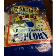 Martin's Popcorn, Butter Flavored, Value Size: Calories, Nutrition ...