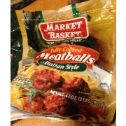 Market Basket Fully Cooked Meatballs, Italian Style: Calories ...