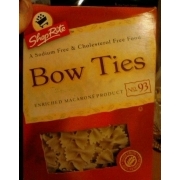 ShopRite Macaroni, Bow Ties: Calories, Nutrition Analysis & More ...