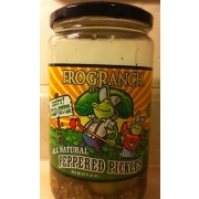 Frog Ranch Pickles, Peppered, All Natural: Calories, Nutrition Analysis ...
