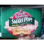 Orville Redenbacher's Smart Pop! 100% Whole Grain, Butter: Calories ...