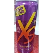 Xs Cranberry Grape Blast Energy Drink: Calories, Nutrition Analysis ...