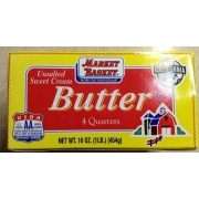 Market Basket Unsalted Sweet Cream Butter: Calories, Nutrition Analysis ...