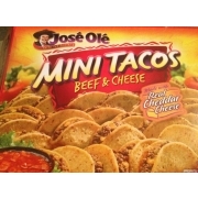 Jose Ole Beef & Cheese, Mini Tacos: Calories, Nutrition Analysis & More ...