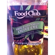 Food Club Olive Oil, 100% Extra Virgin: Calories, Nutrition Analysis ...