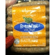 Wegmans Breakfast with Sage, Chicken Sausage: Calories, Nutrition ...