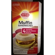 Hy-Top Sandwiches, Muffin, Sausage, Egg & Cheese: Calories, Nutrition ...