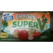 Caprisun Juice Drink, Fruit & Vegetable, Apple Flavored: Calories ...