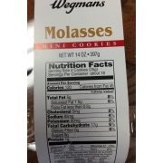 Wegmans Cookies, Mini, Molasses: Calories, Nutrition Analysis & More ...