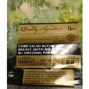 Qfc Quality Signature Cobb Salad With Chicken Breast With Rib Meat ...